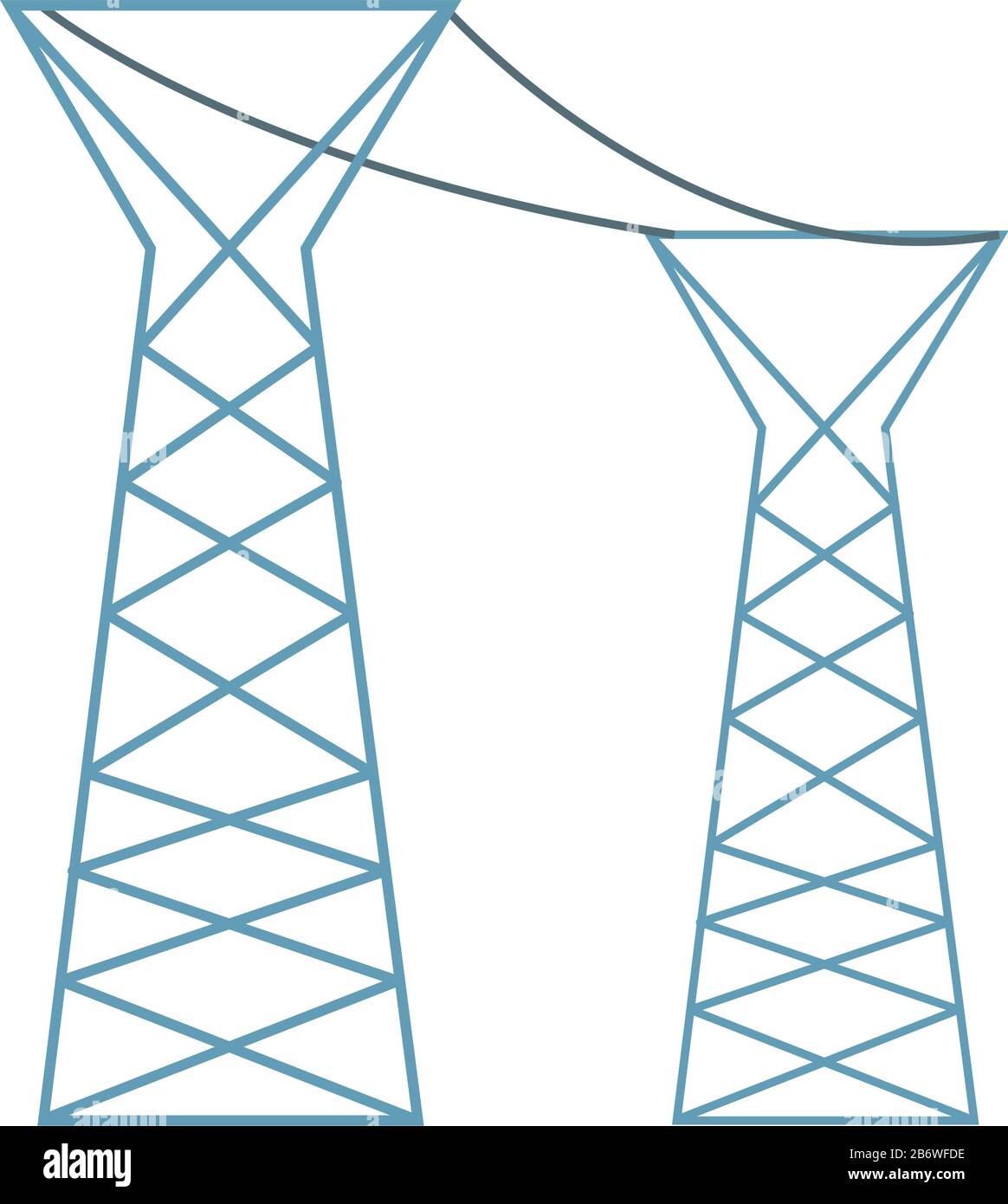 electric post tower isolated icon Stock Vector Image & Art - Alamy