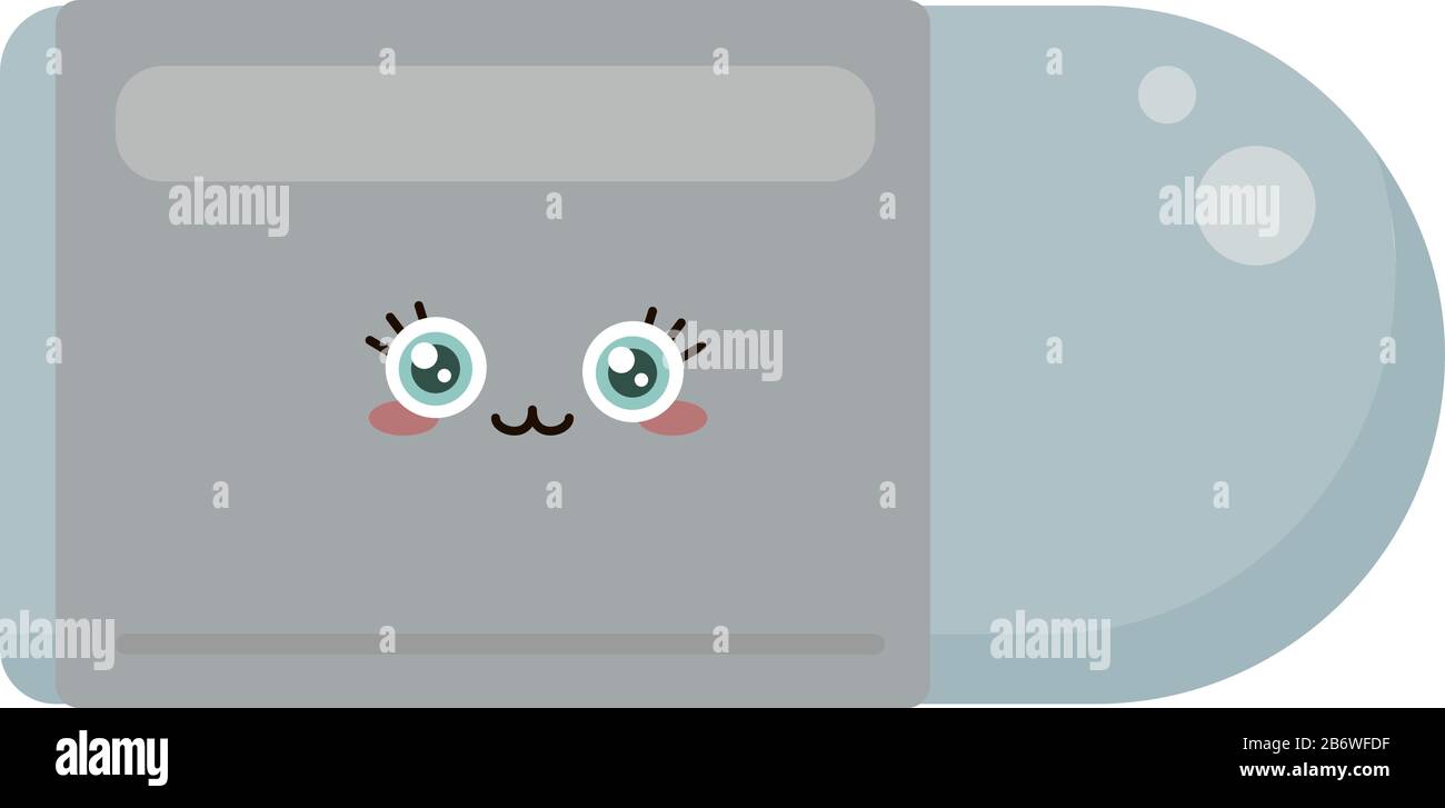 Cute eraser, illustration, vector on white background Stock Vector ...