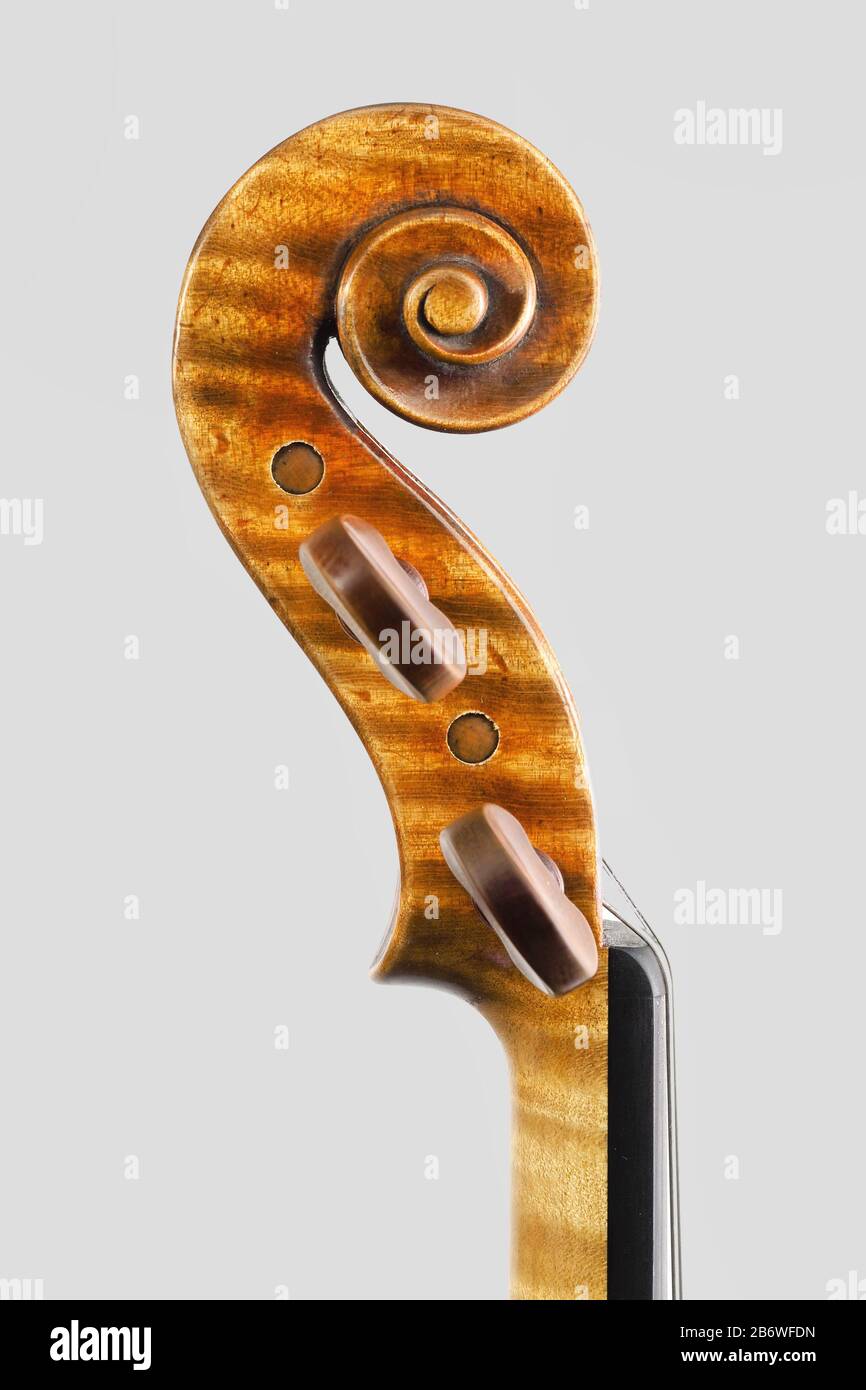 Violin stringed instrument studio photos Stock Photo - Alamy