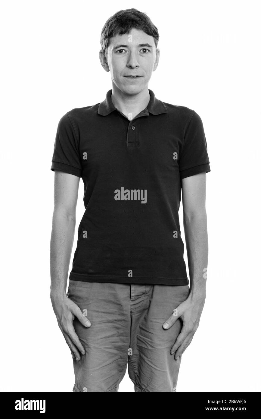 Portrait of man in black and white Stock Photo - Alamy