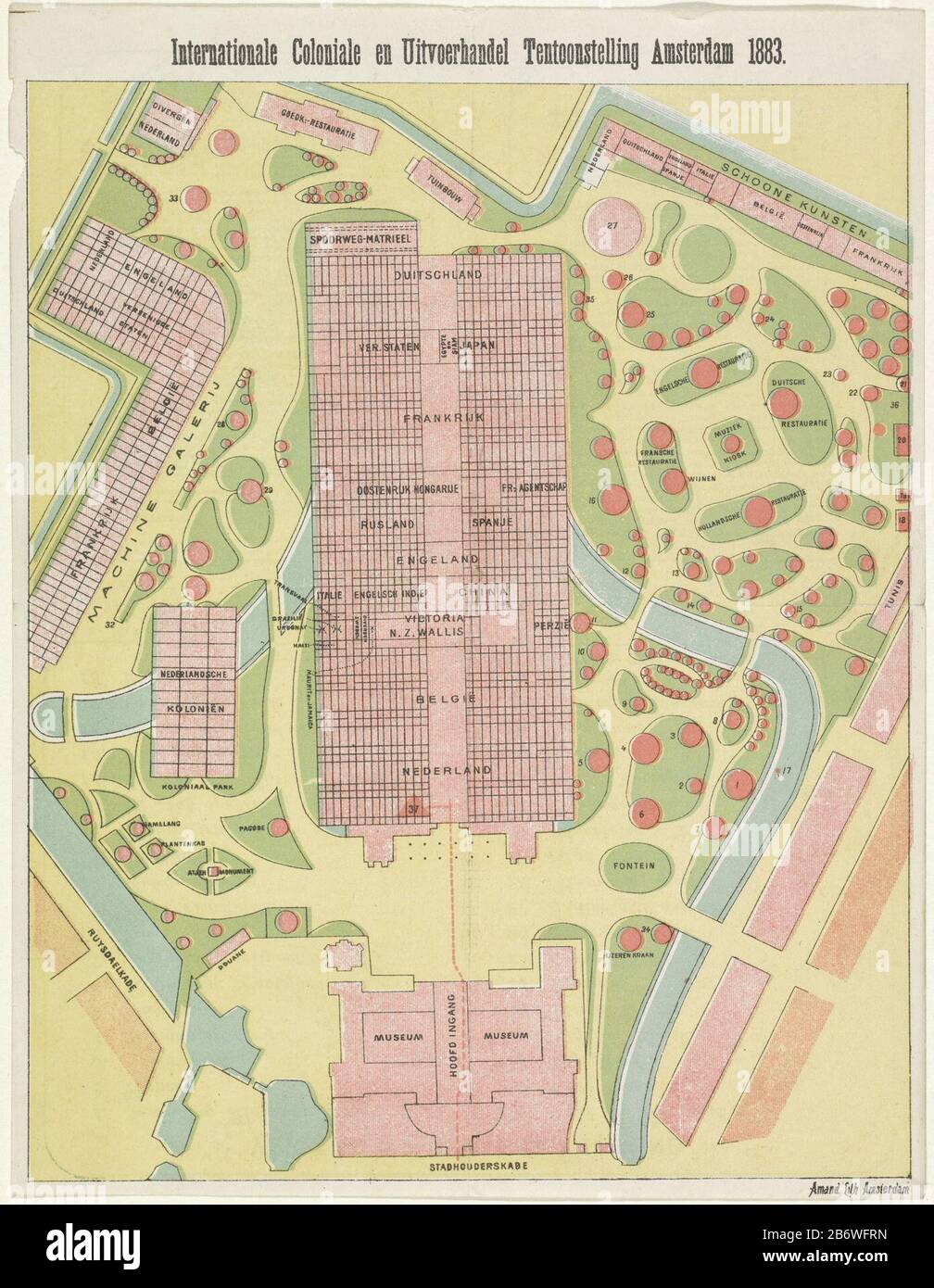 Internationale Coloniale en Uitvoerhandel Tentoonstelling Amsterdam ...