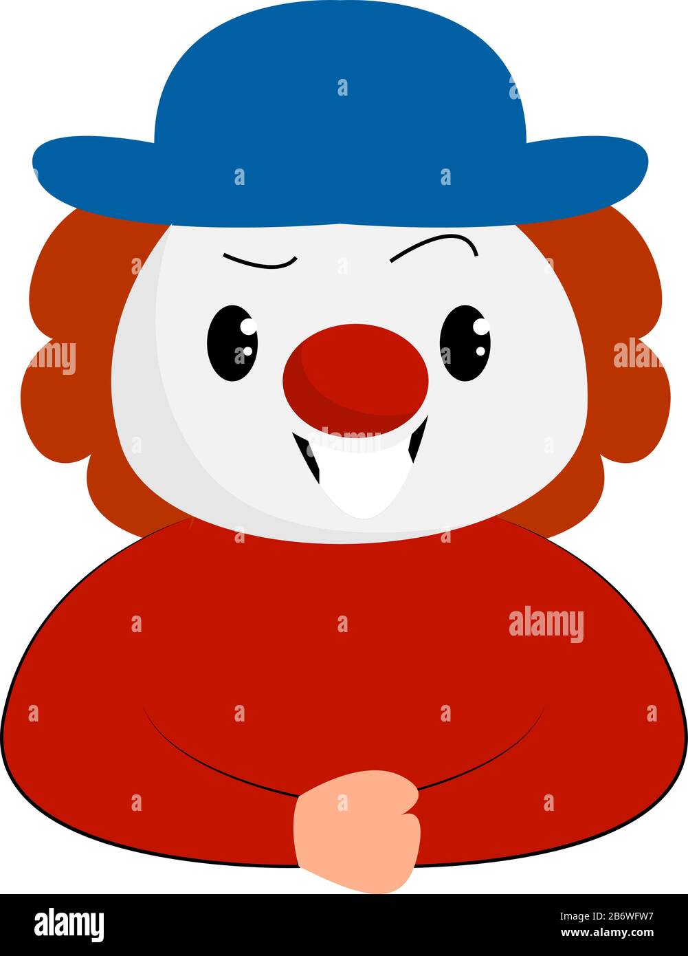 Creepy clown face on Stock Vector Images - Alamy