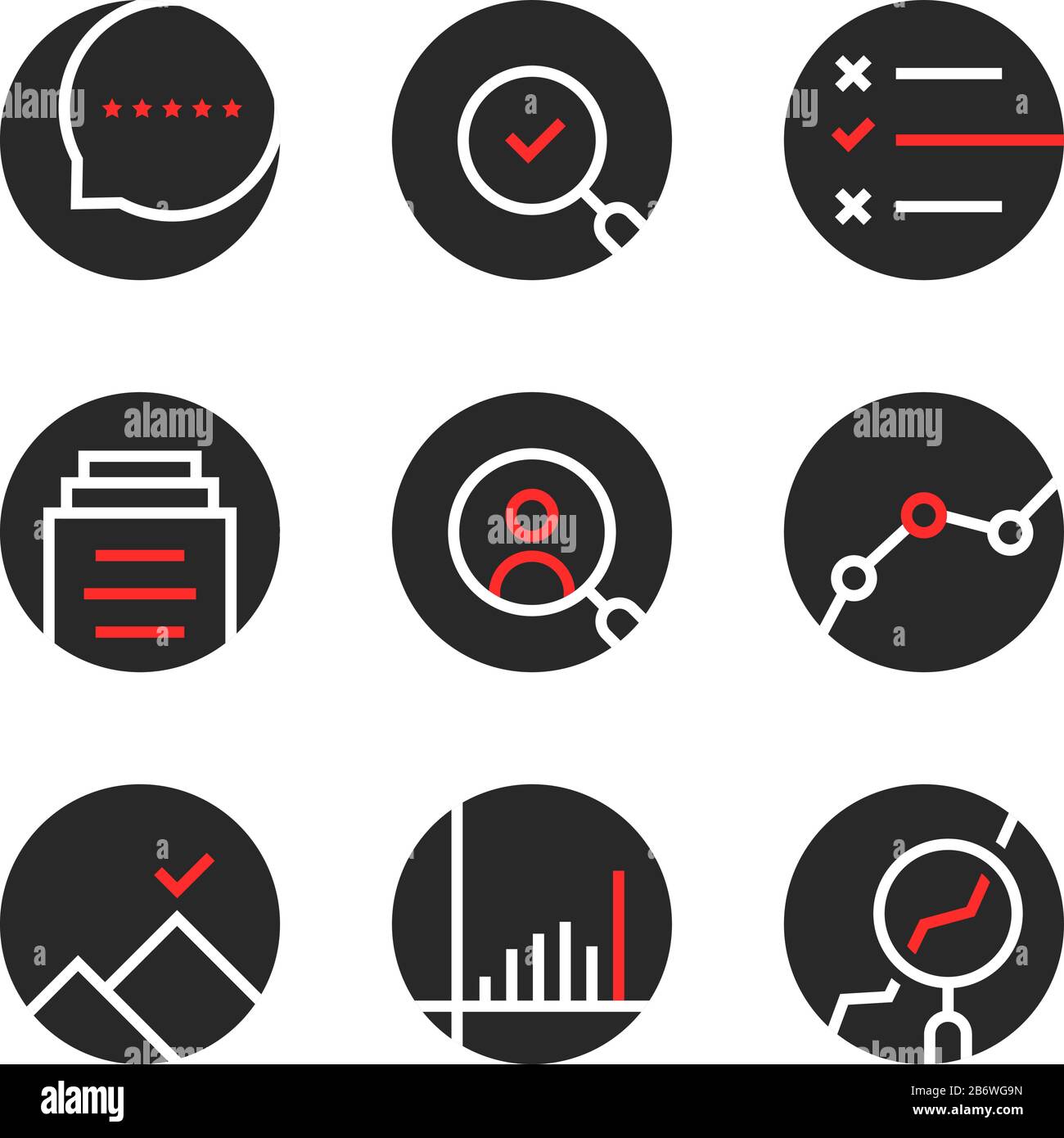 Assessment quality control line Cut Out Stock Images & Pictures - Alamy