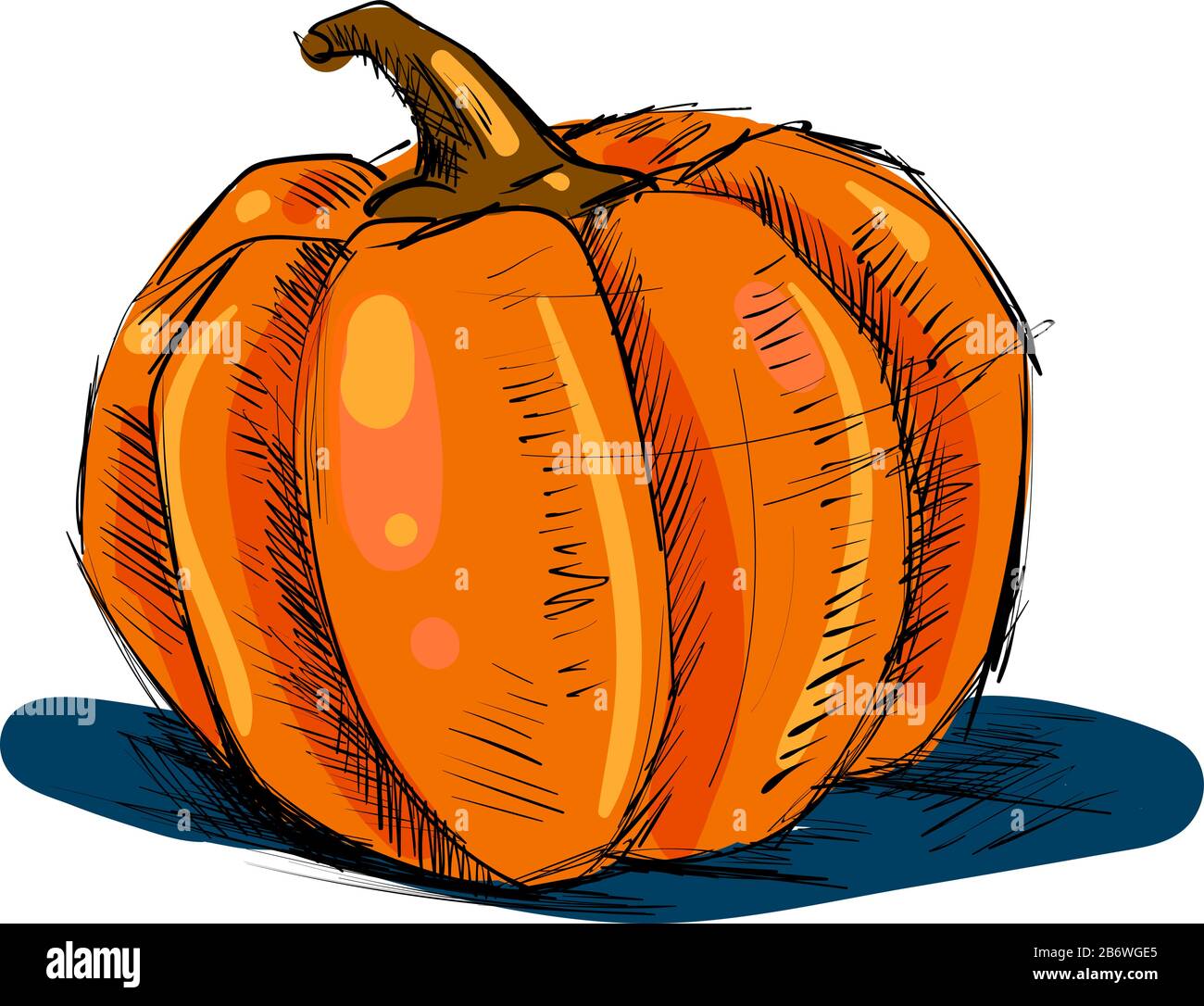 Pumpkin drawing hi-res stock photography and images - Alamy