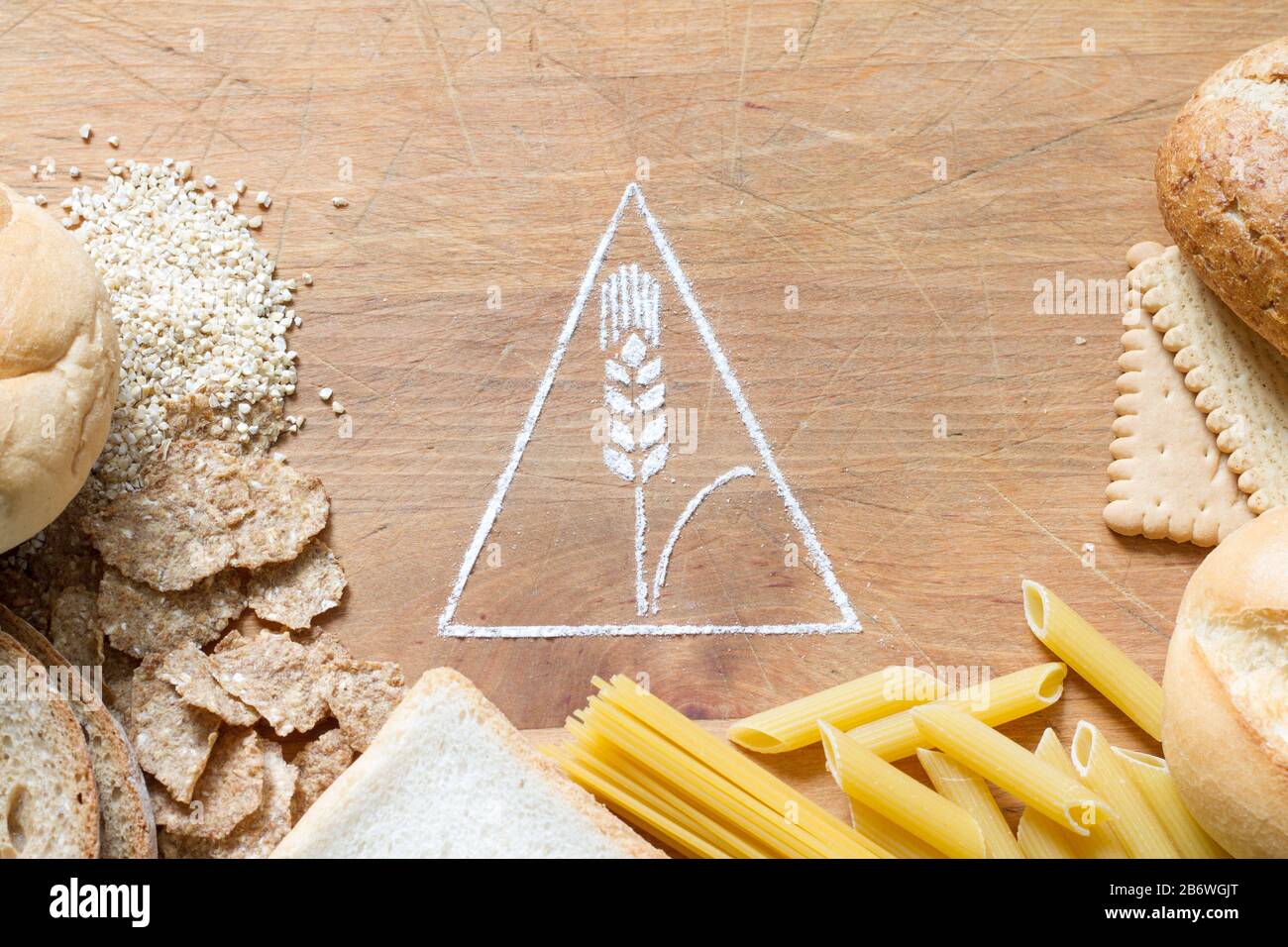 Food allergy warning sign hi-res stock photography and images - Alamy