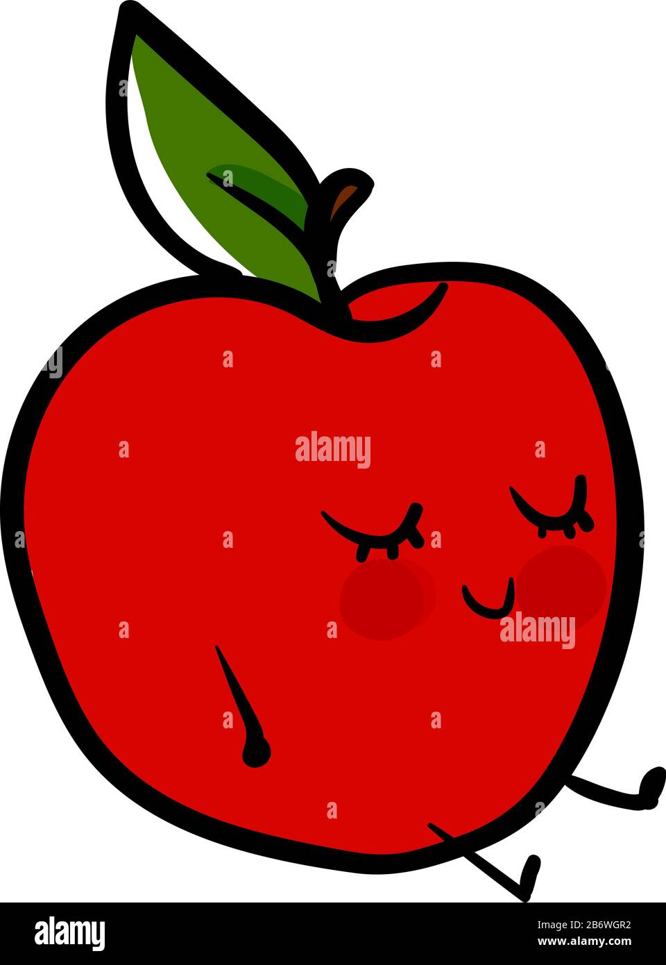 Healthy apple vector design Stock Vector Images - Alamy