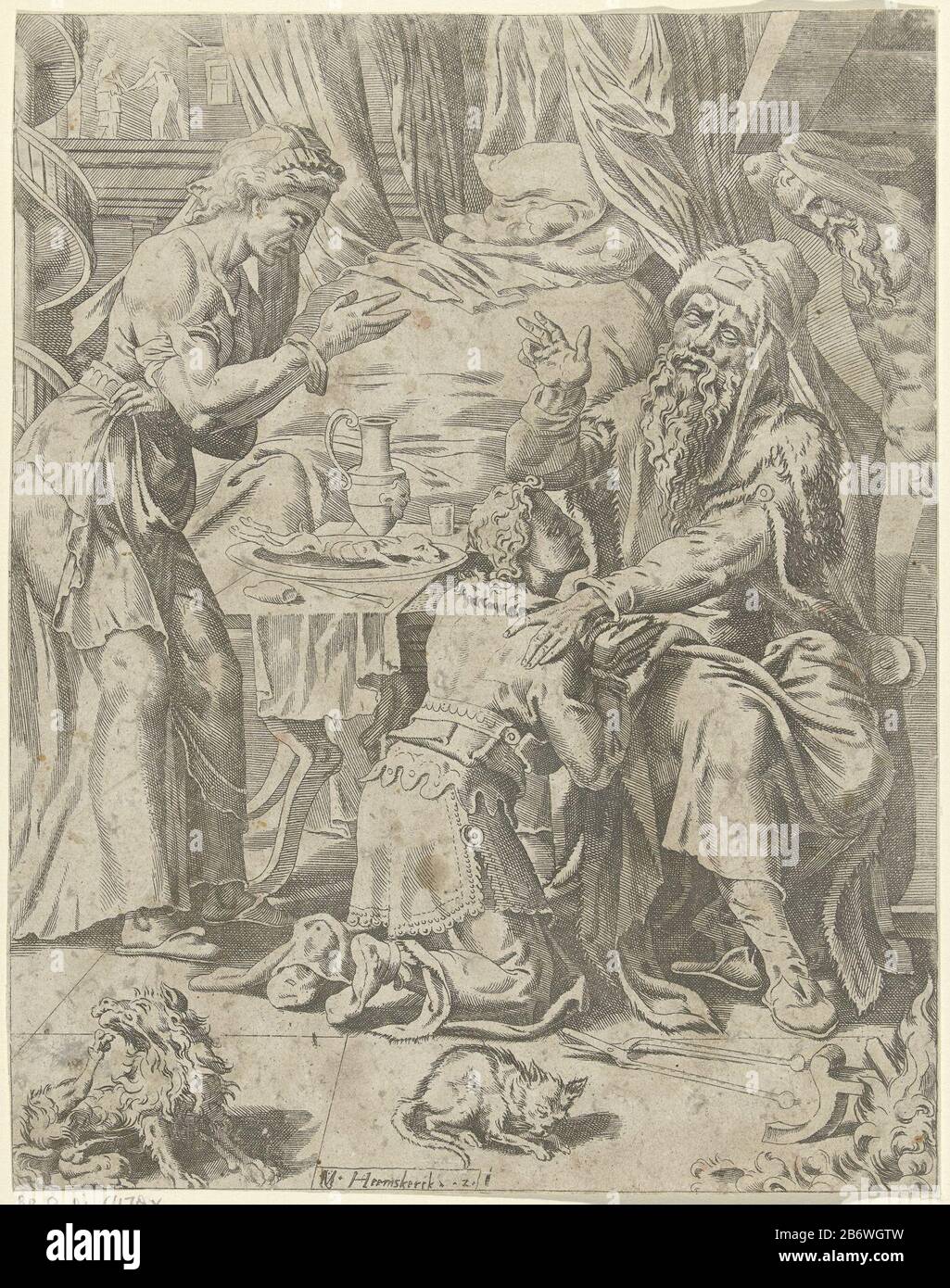 Isaak zegent Jakob Geschiedenis van Jakob (serietitel) the old and ...