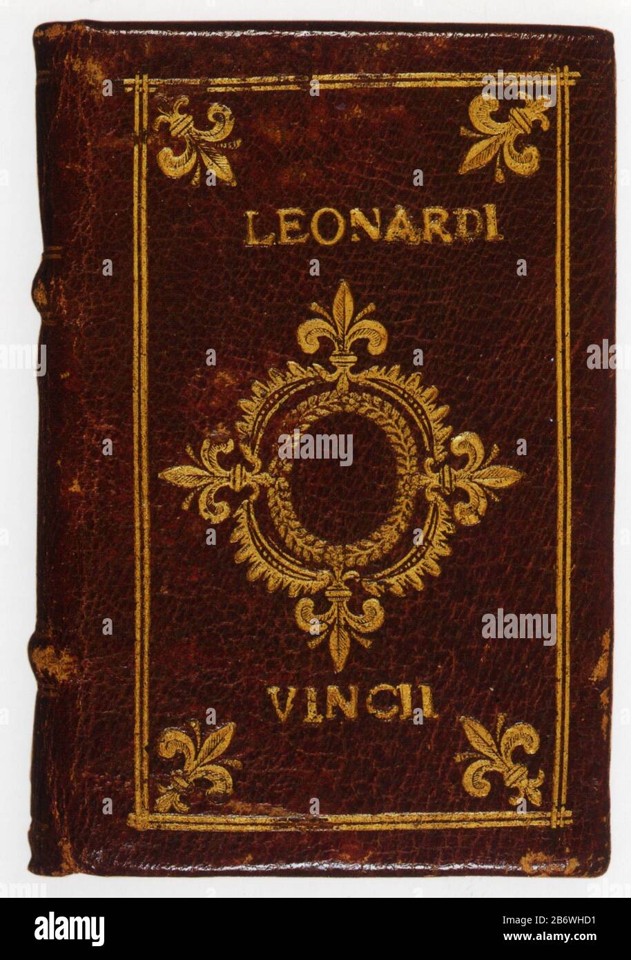 Leonardo da Vinci. Binding of ''Manuscript K''. 16th century Stock ...