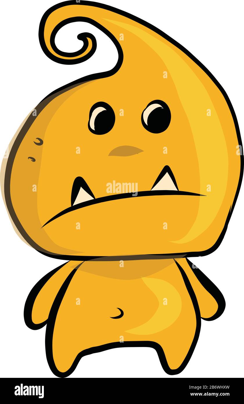 Cartoon illustration devil sad expression hi-res stock photography and ...