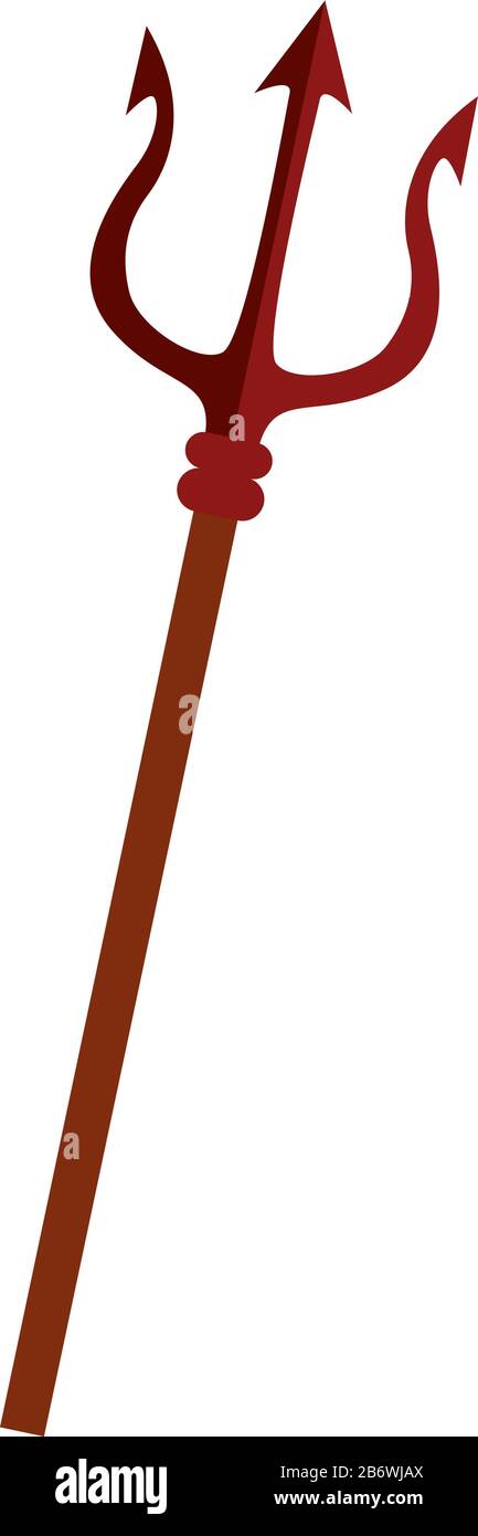 Trident isolated weapon satan devil hi-res stock photography and images ...