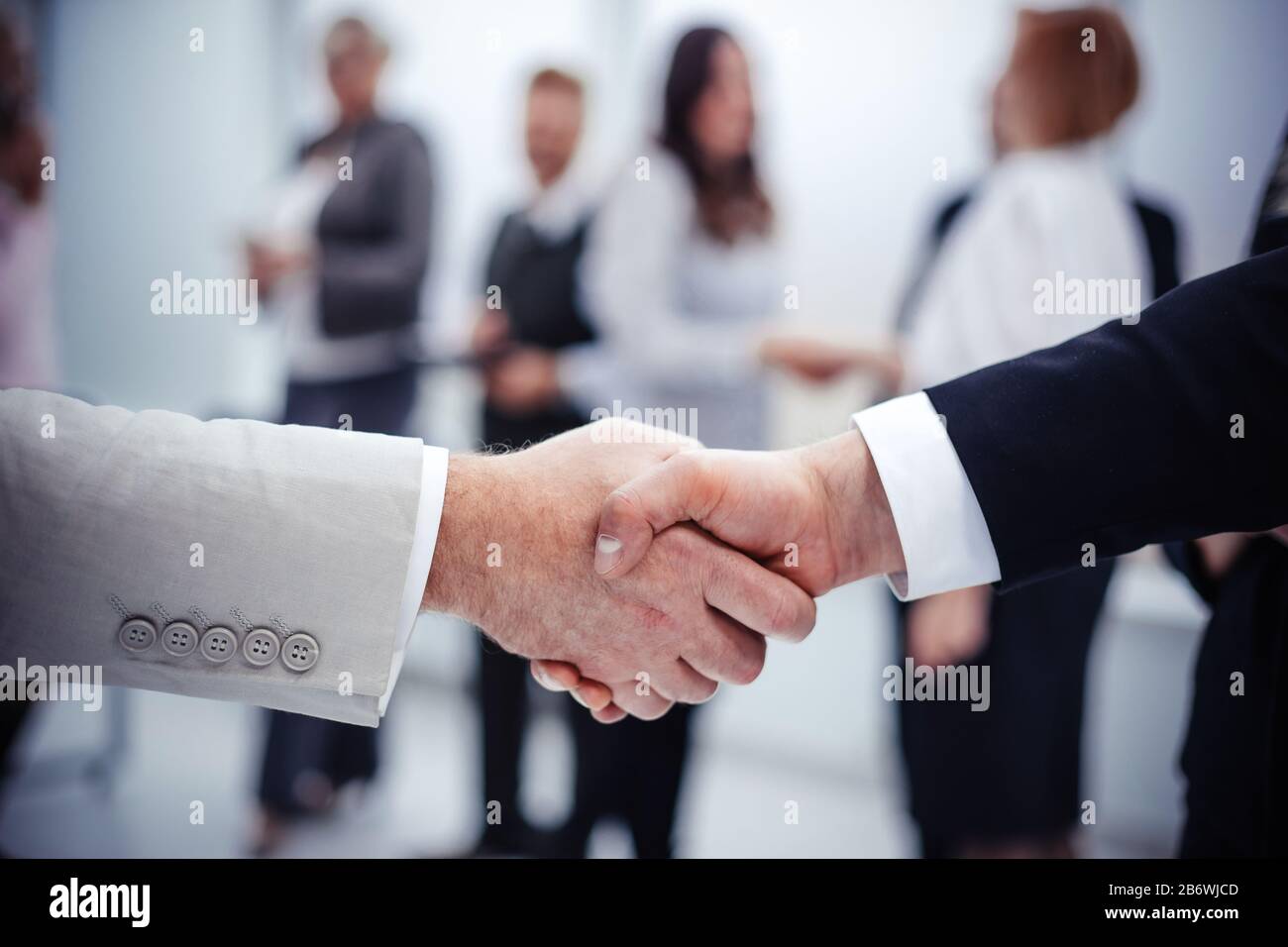 close up. business handshake on office background Stock Photo - Alamy