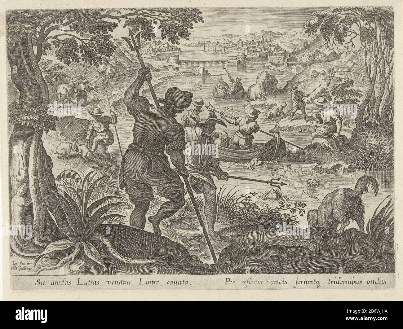 Jacht op otters Jachttaferelen (serietitel) In quibus omne genus ...