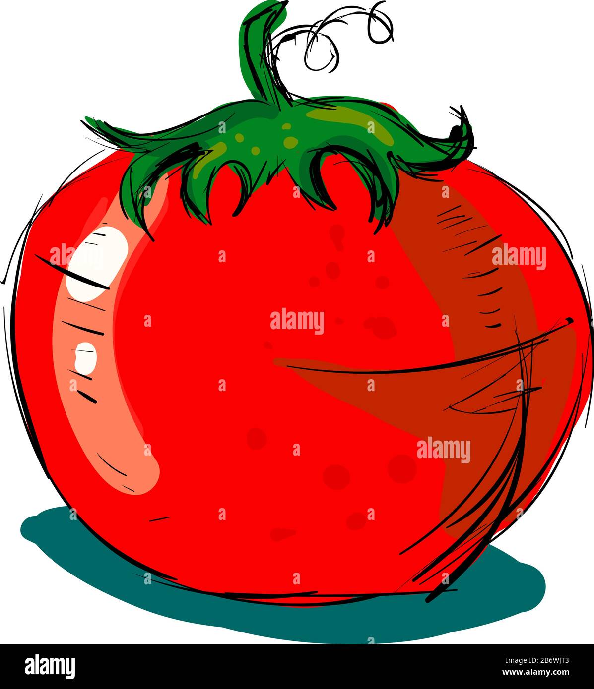 Tomato drawing hi-res stock photography and images - Alamy