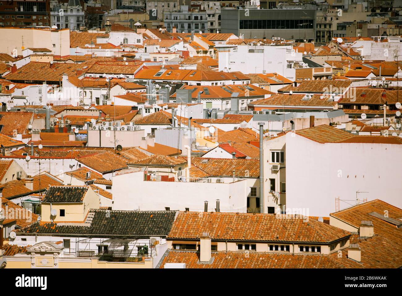 Madrid roof rooftop hi-res stock photography and images - Alamy