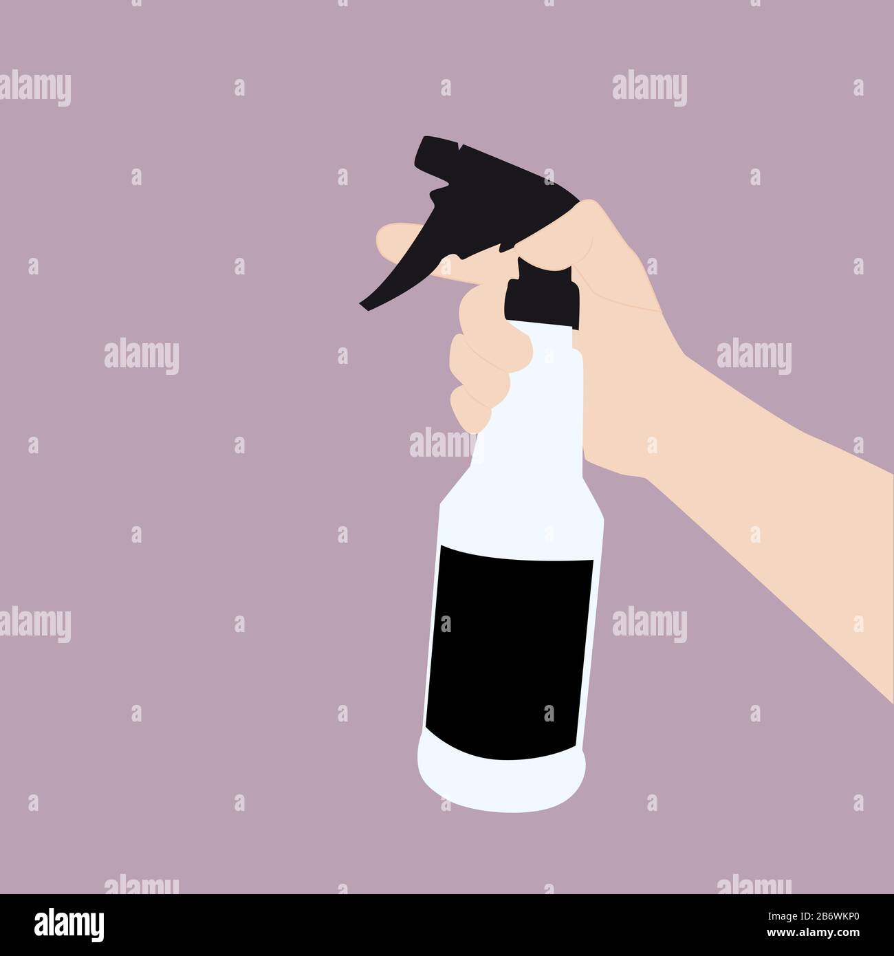 Window cleaner, illustration, vector on white background Stock Vector ...