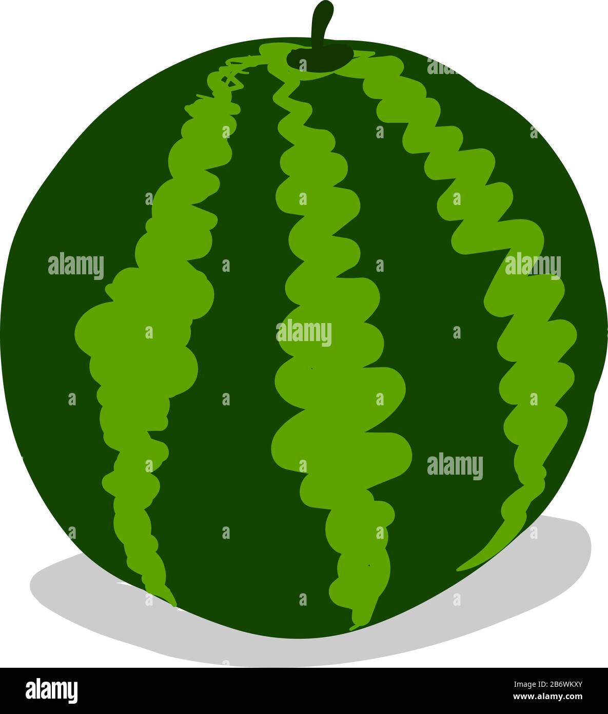 Flat watermelon hi-res stock photography and images - Alamy