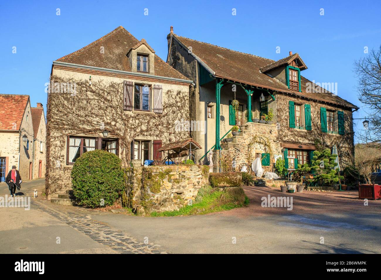 France, Indre, Berry, Creuse valley, Gargilesse Dampierre, labelled Les ...