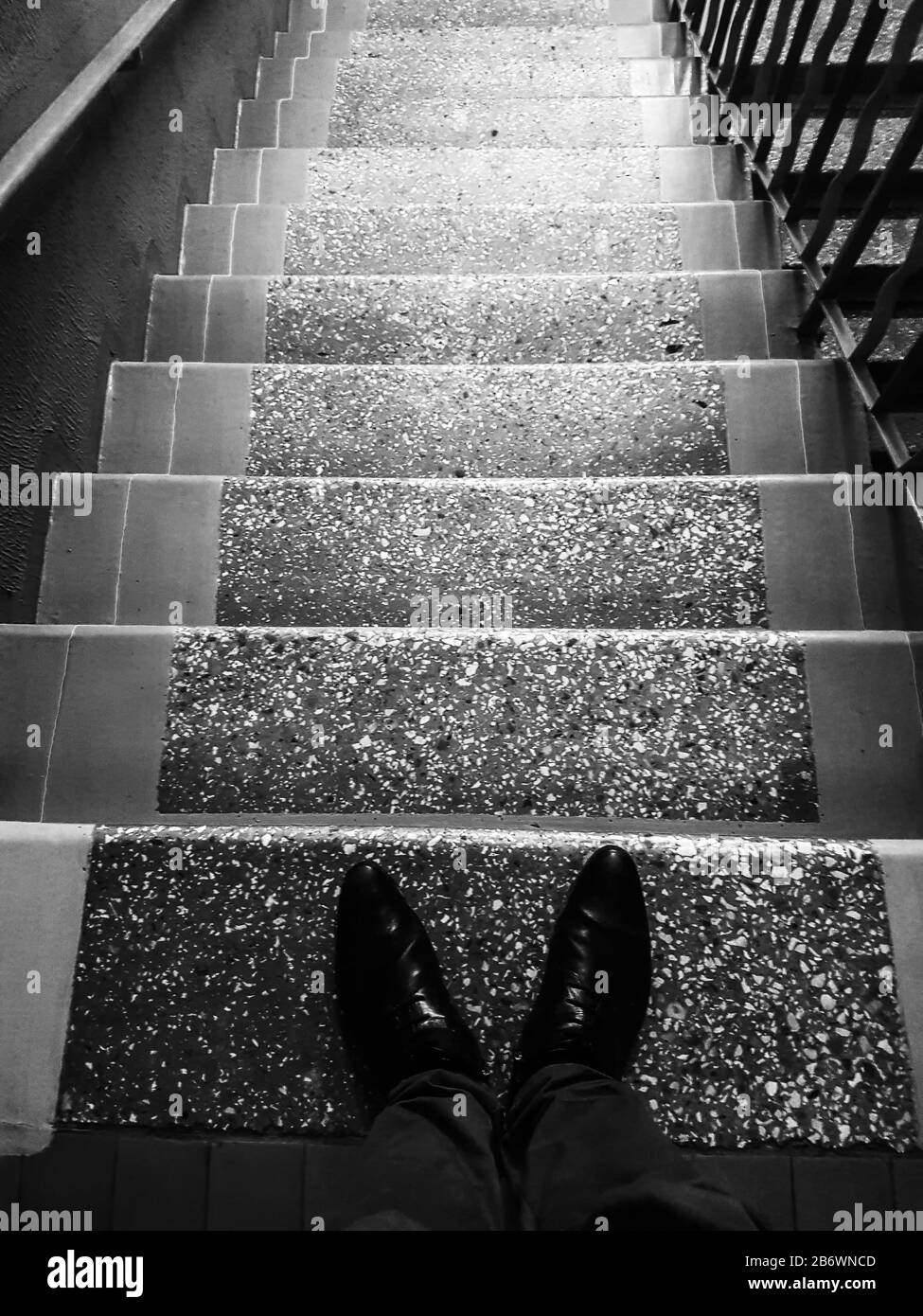 Photo office worker businessman Black and White Stock Photos & Images ...