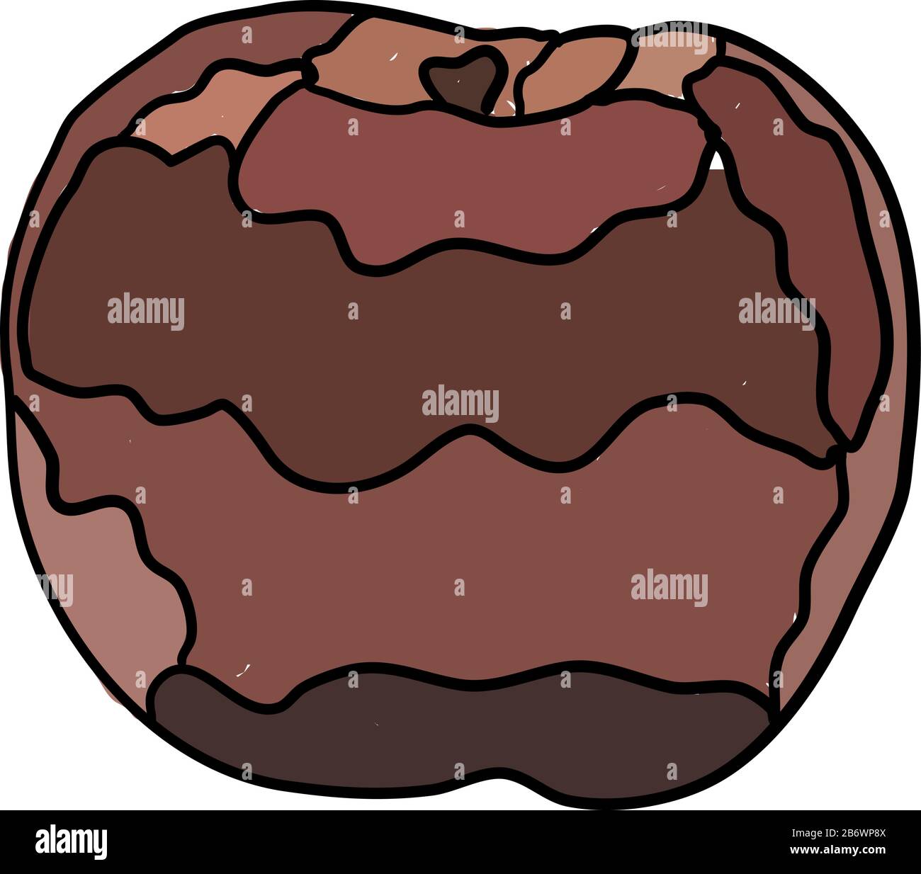 Decorative red apple, illustration, vector on white background Stock Vector Image & Art - Alamy