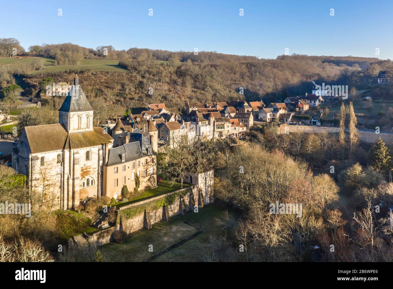 France, Indre, Berry, Creuse valley, Gargilesse Dampierre, labelled Les ...