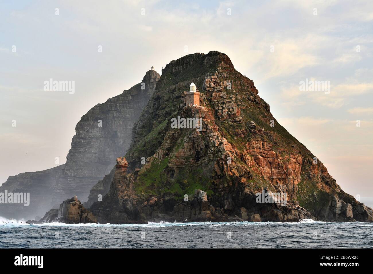 Cape Point and Cape of good hope. South Africa. View from the ocean ...