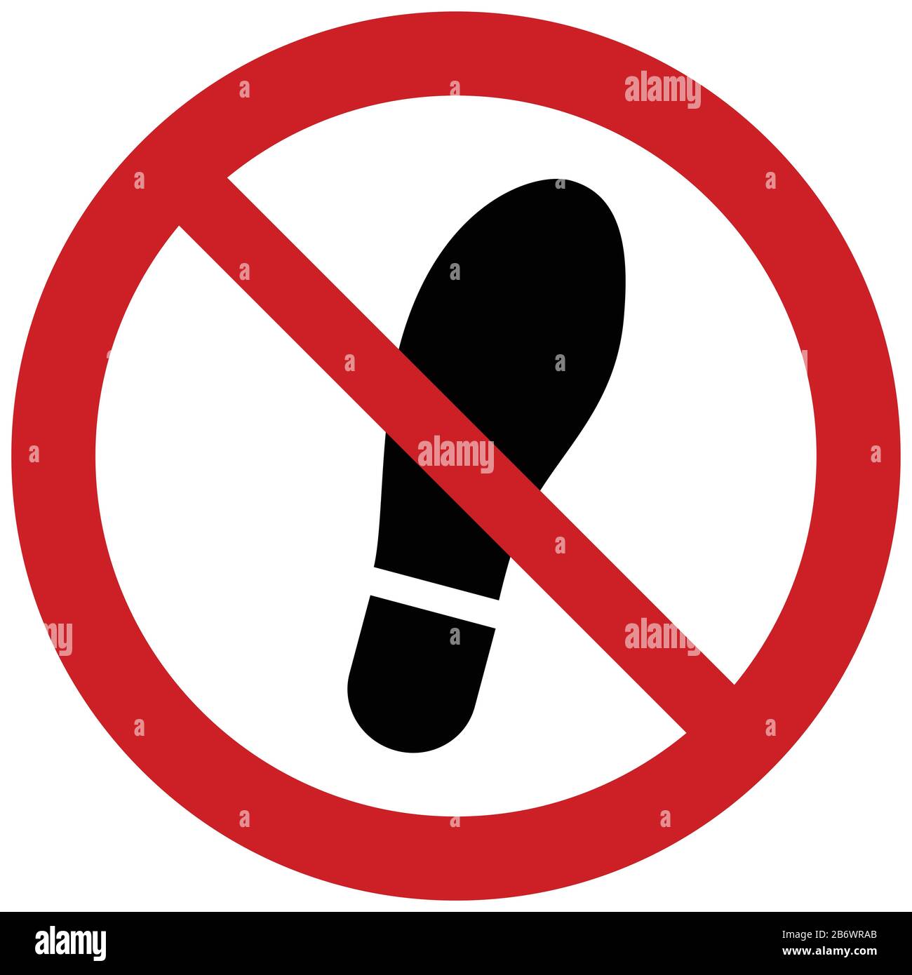 Dont walk sign vector vectors hi-res stock photography and images - Alamy