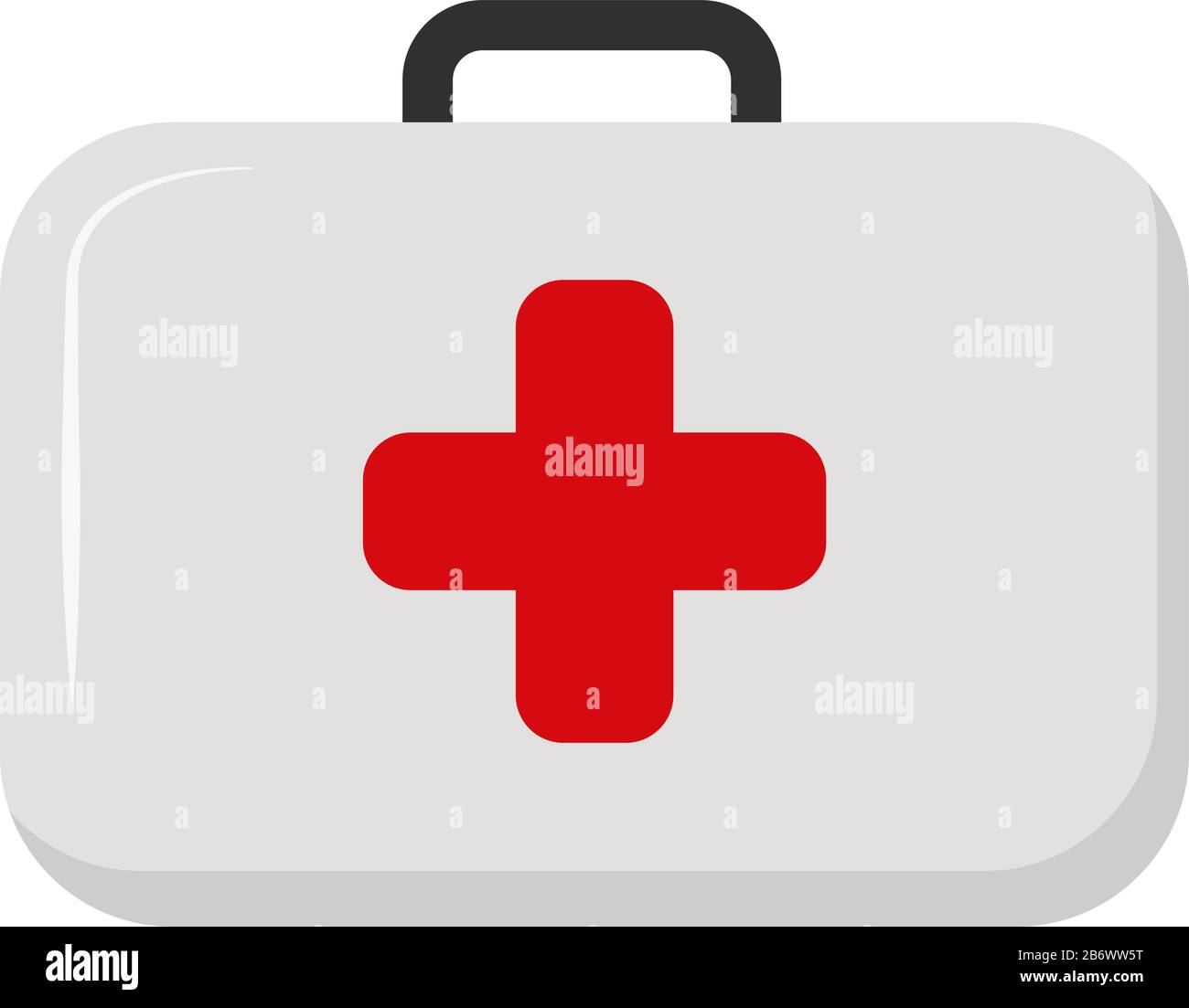 First aid, illustration, vector on white background Stock Vector Image ...