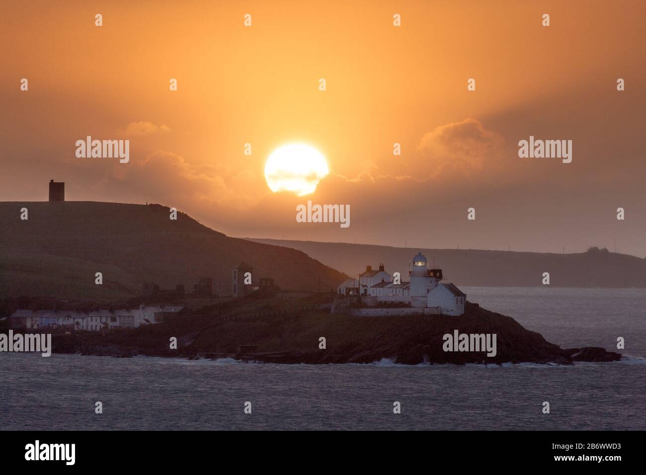 Roche's point village and lighthouse hi-res stock photography and ...