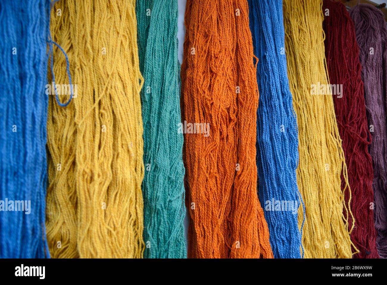 Blue dyed fibers hi-res stock photography and images - Alamy