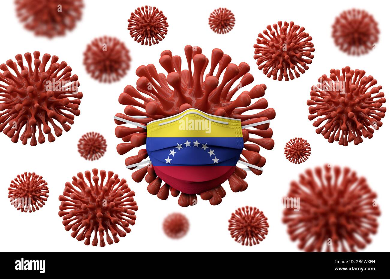 Flag of venezuela on face hi-res stock photography and images - Alamy
