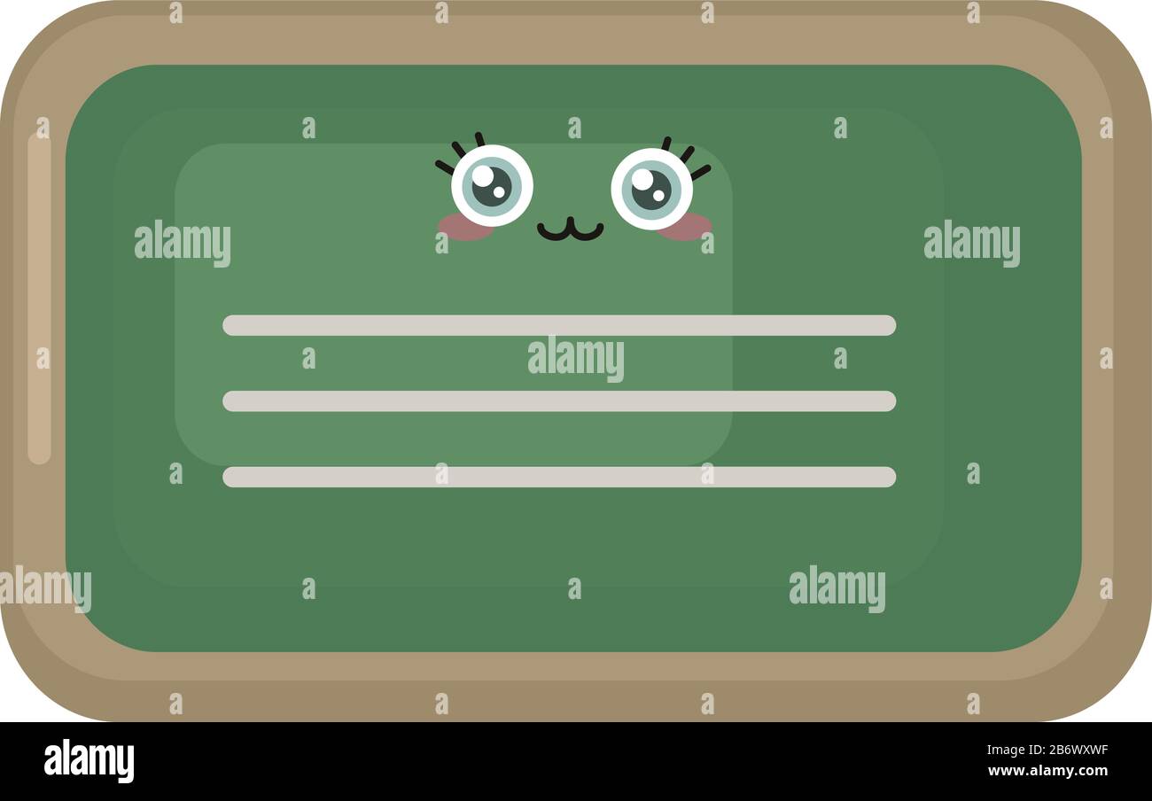 Cute board, illustration, vector on white background Stock Vector Image ...