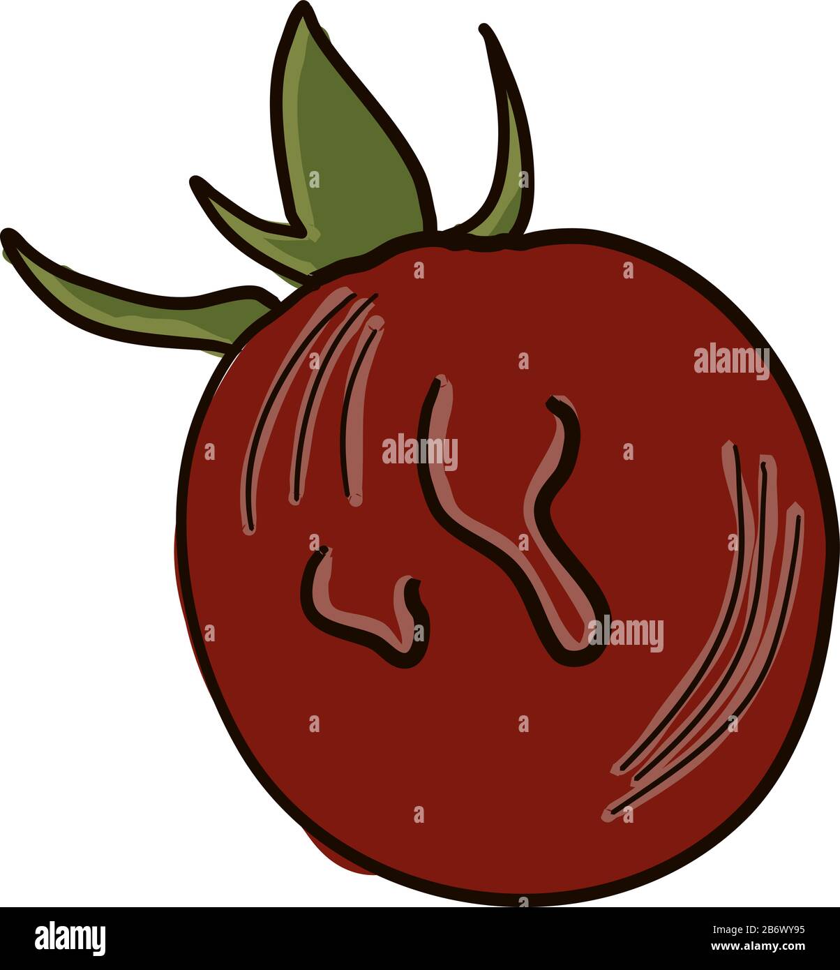 Squashed Tomato Clipart