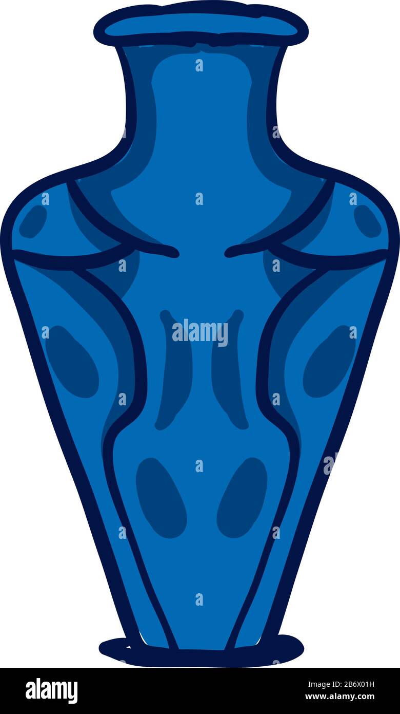 Ceramic vase pot flowers Stock Vector Images - Alamy