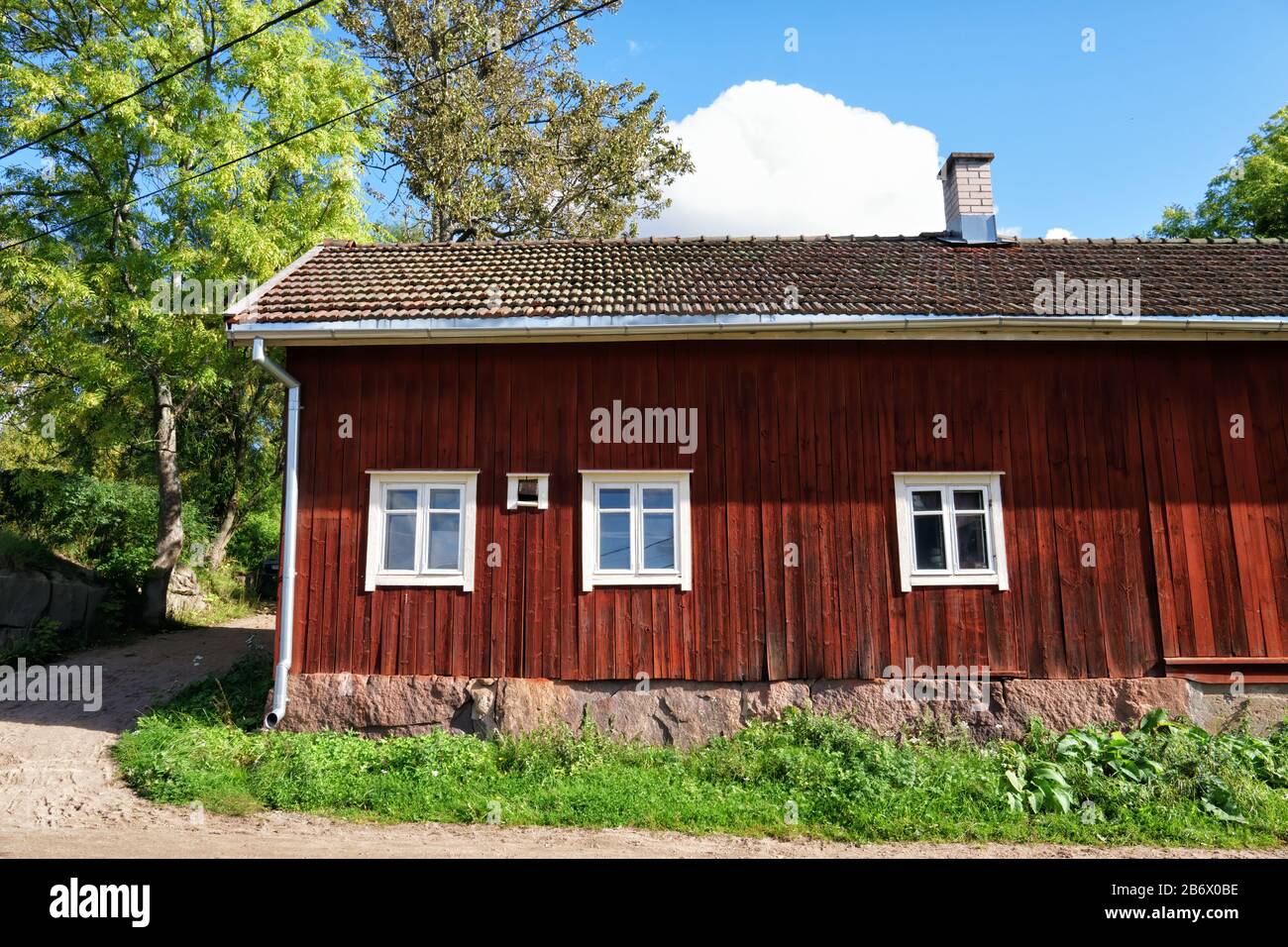 Old traditional finnish house in hi-res stock photography and images ...