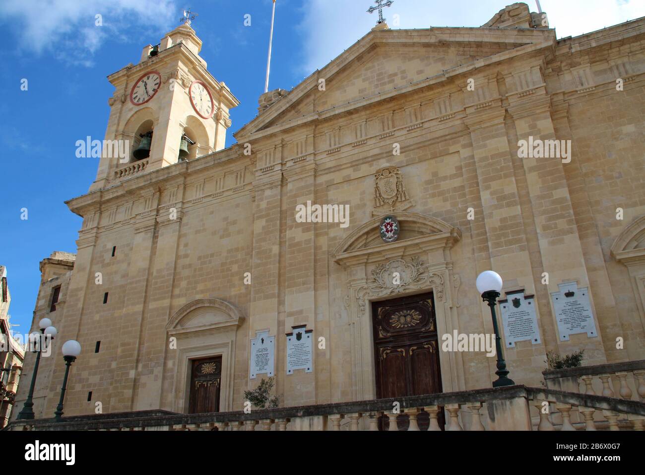 immaculate conception church in bormla (malta Stock Photo - Alamy