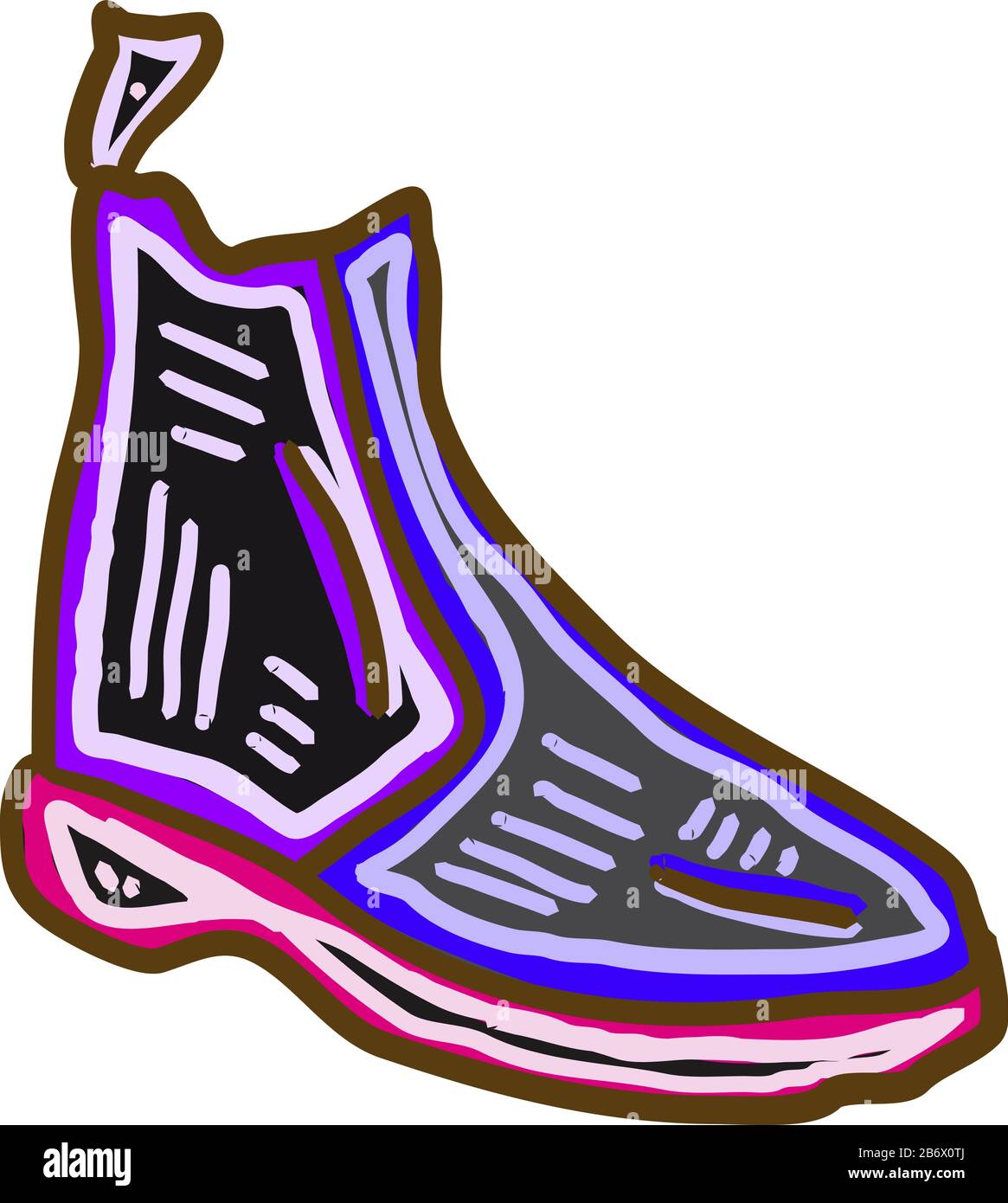 Hiking boot icon on Cut Out Stock Images & Pictures - Alamy