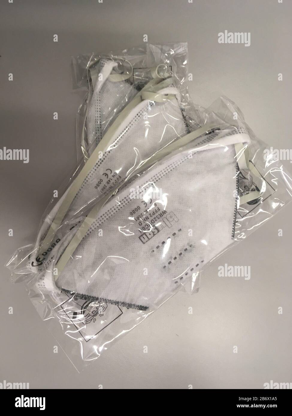 Three ffp2 mask ready to use Stock Photo - Alamy