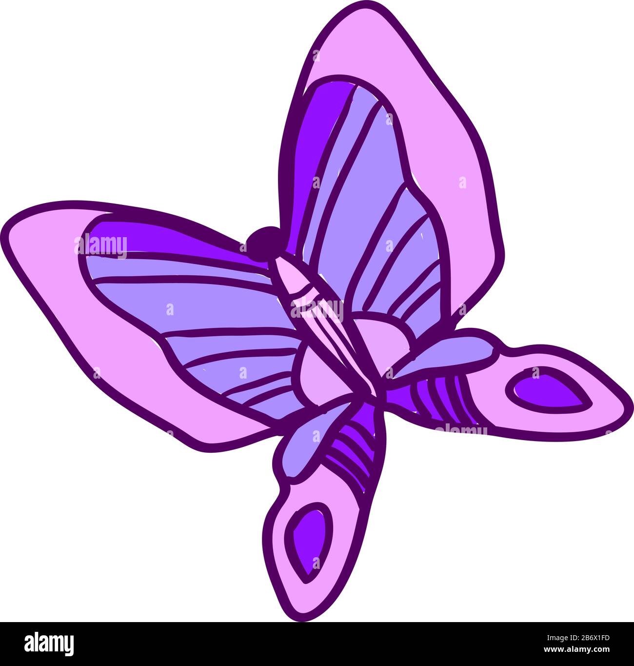 Violet wing Stock Vector Images - Alamy
