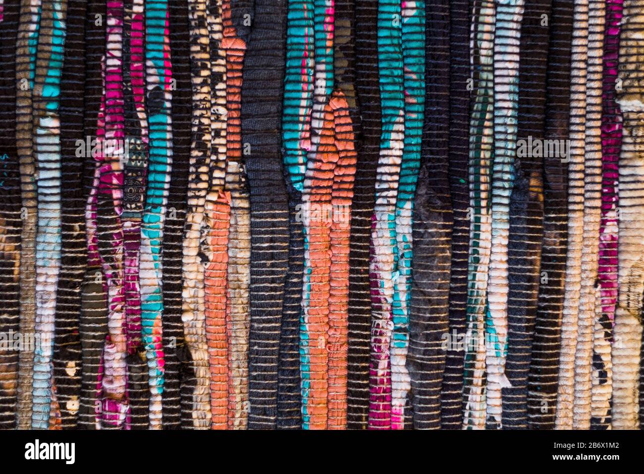 Structure of fabric. Bright colored strips on diagonal Stock Photo - Alamy