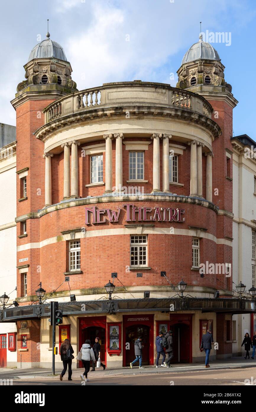 New Theatre, Park Place, Cardiff, South Wales, UK Edwardian Baroque ...