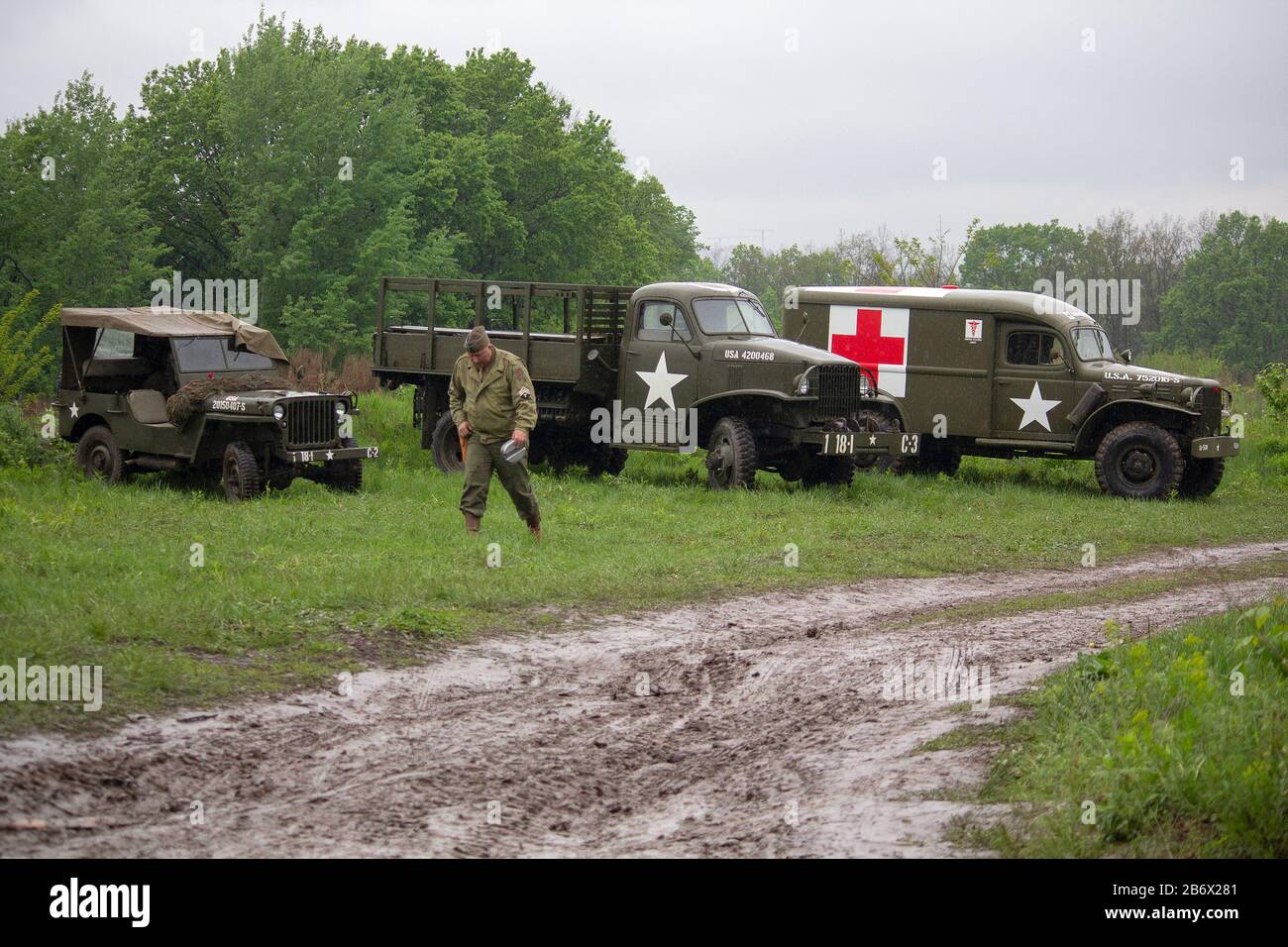 Ww2 us army vehicles hi-res stock photography and images - Alamy