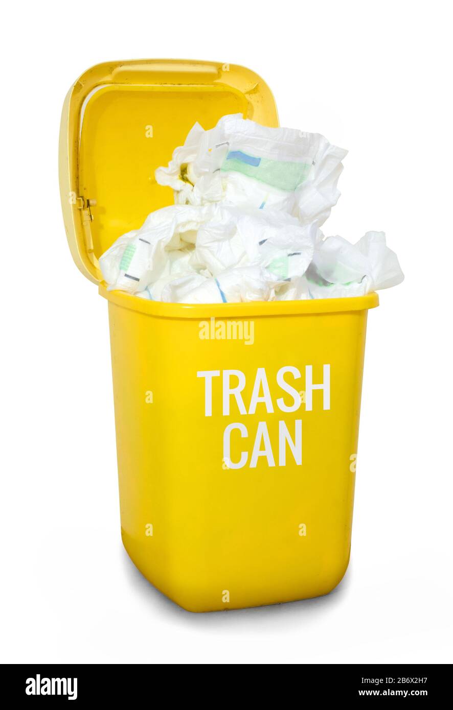 Used Disposable Diapers