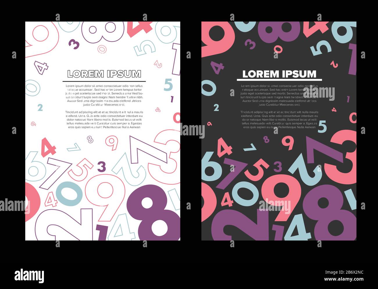 Modern Vector abstract brochure / book / flyer design template ...