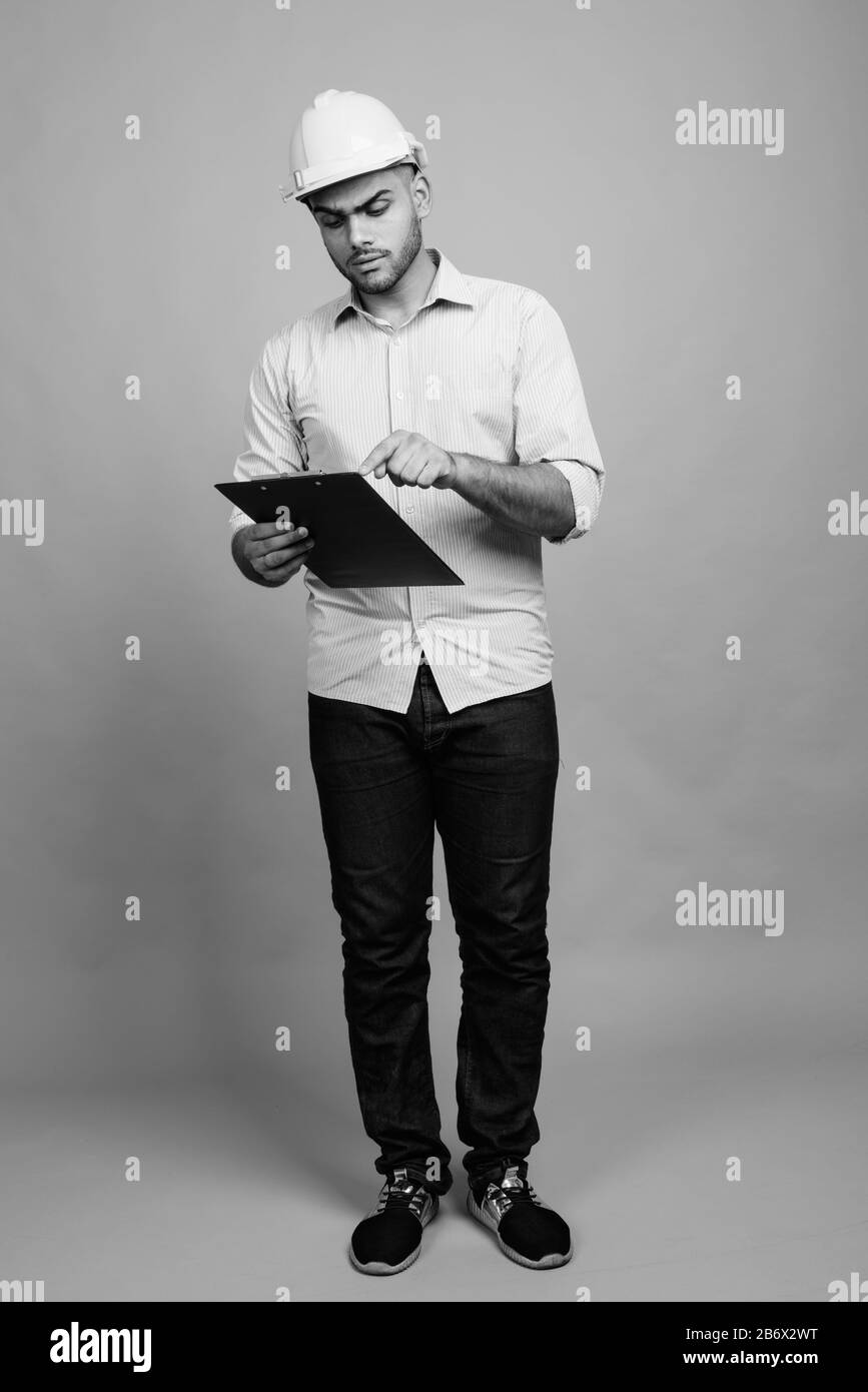 Young indian it engineer Black and White Stock Photos & Images - Alamy