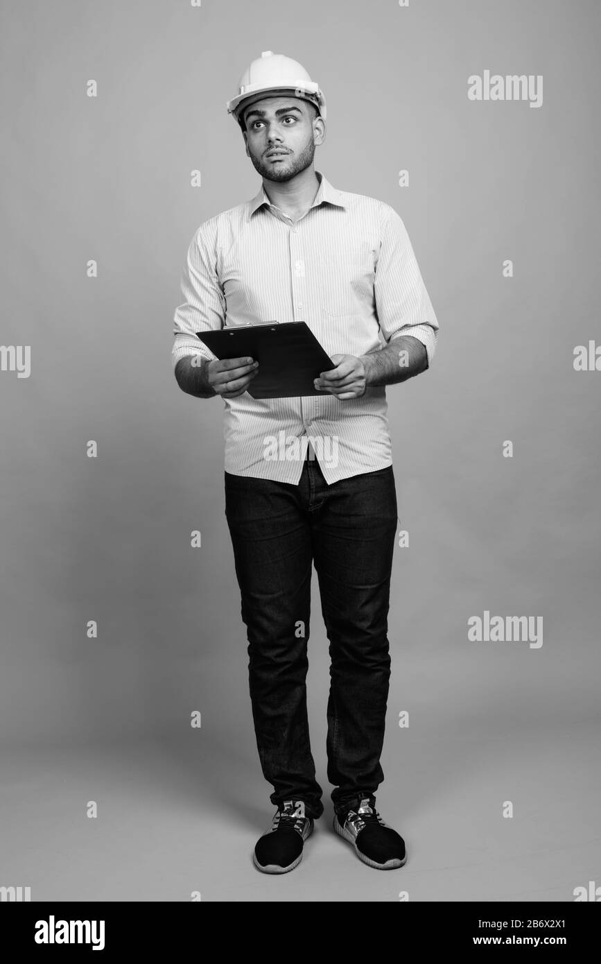 Young indian it engineer Black and White Stock Photos & Images - Alamy