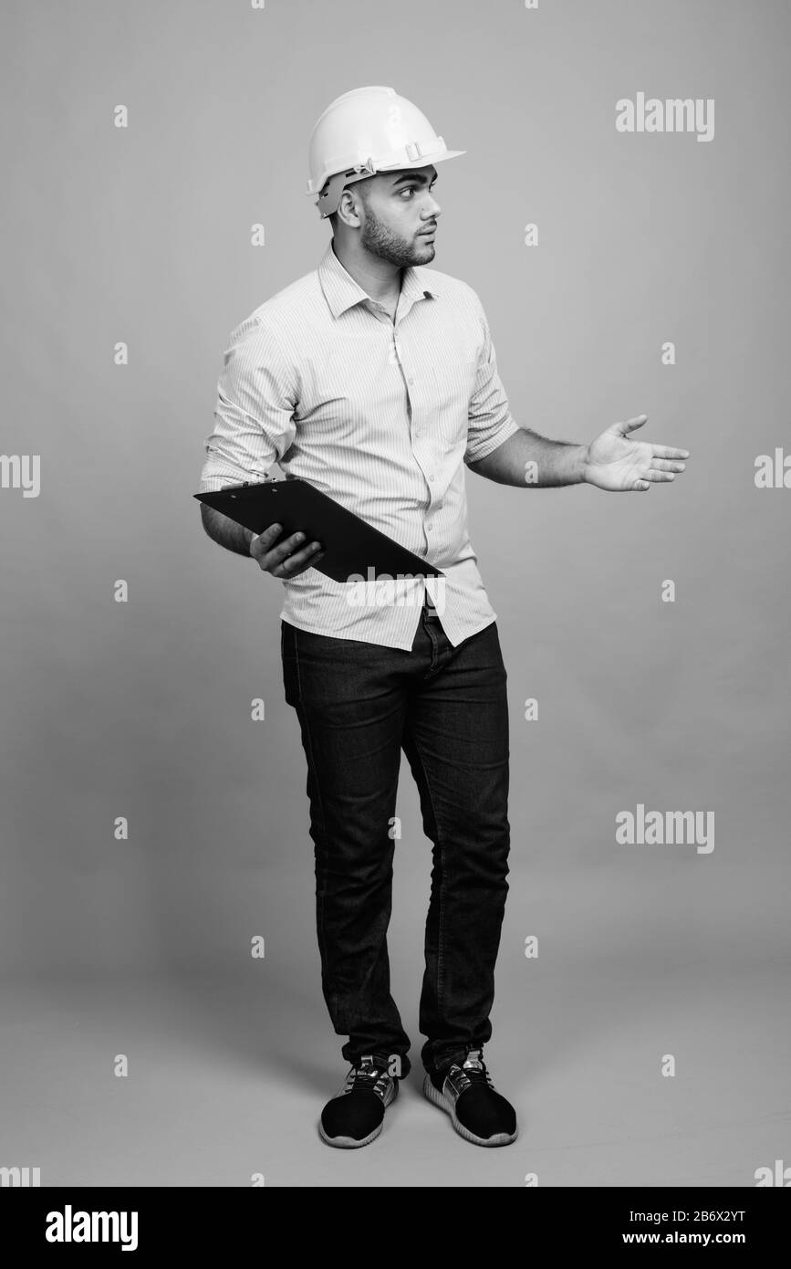 Side profile engineer Black and White Stock Photos & Images - Alamy