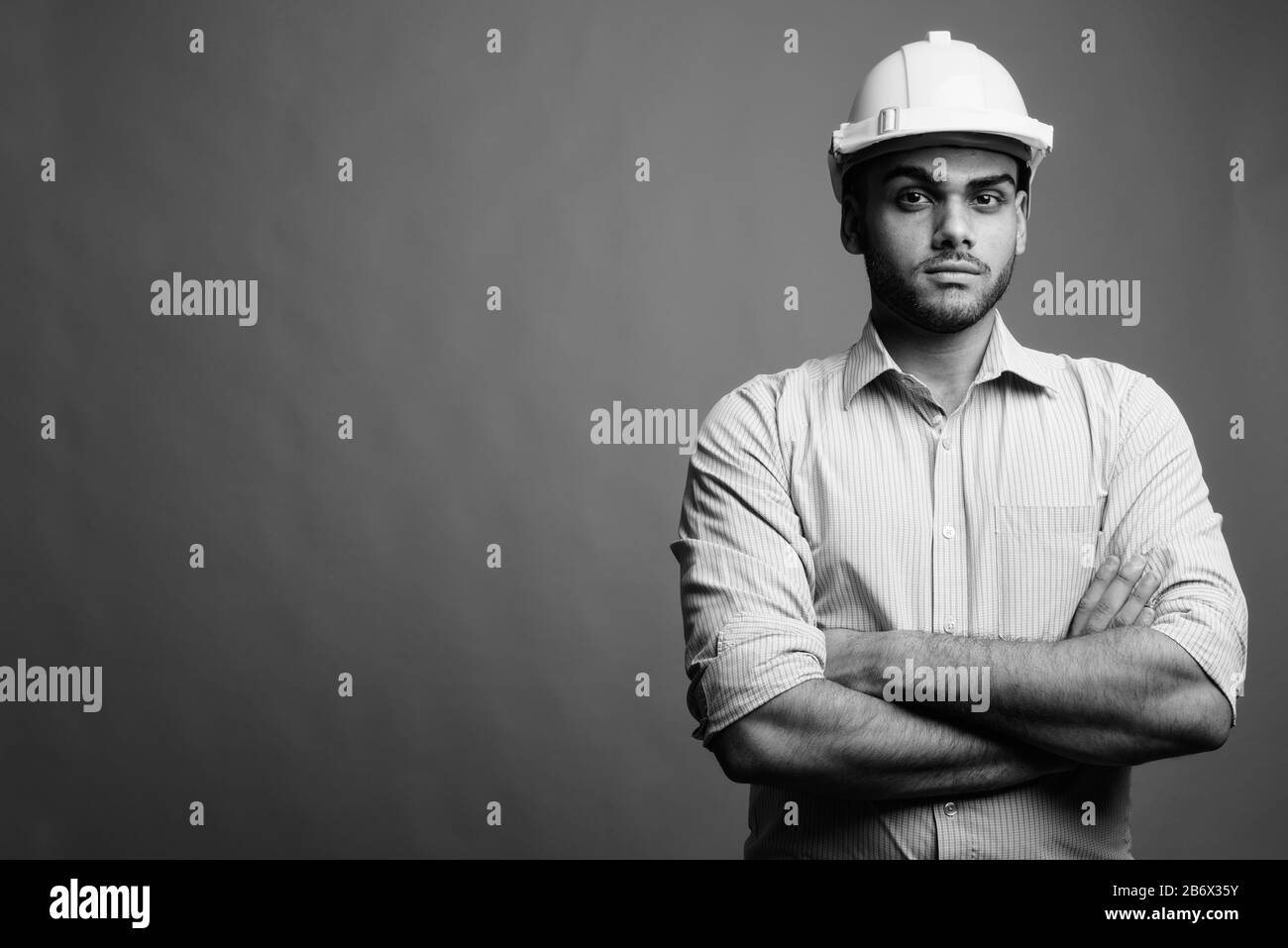Young indian it engineer Black and White Stock Photos & Images - Alamy