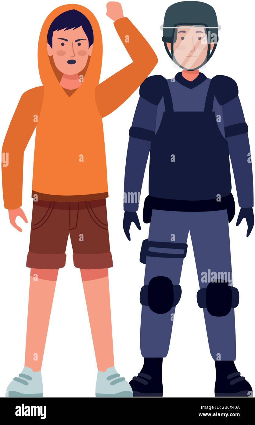 Riot police guard Stock Vector Images - Alamy