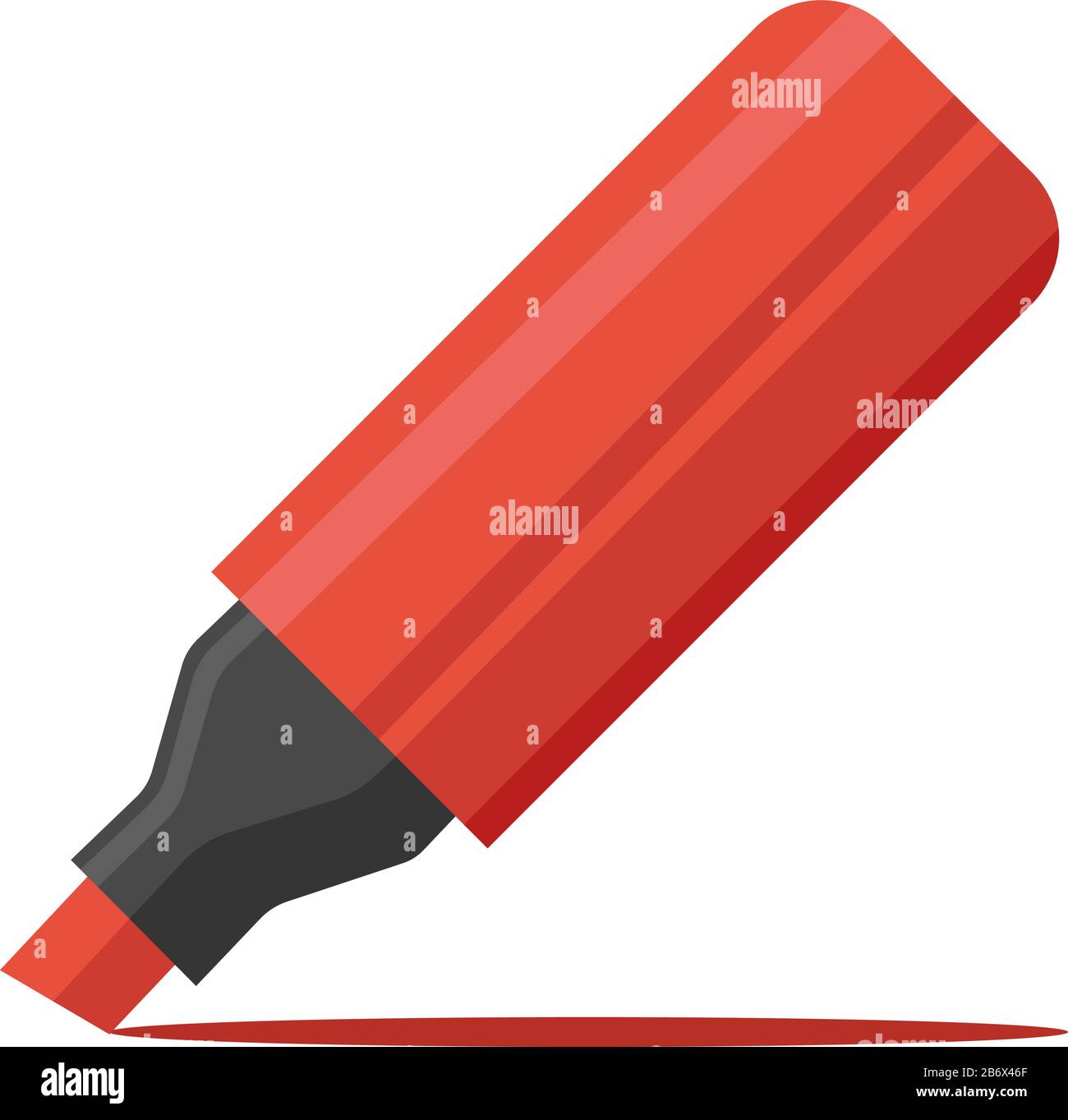 Red and white marker hi-res stock photography and images - Alamy