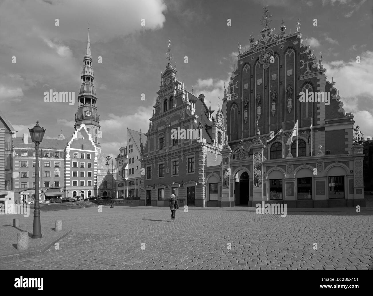 Old peter church tower against blue sky hi-res stock photography and ...